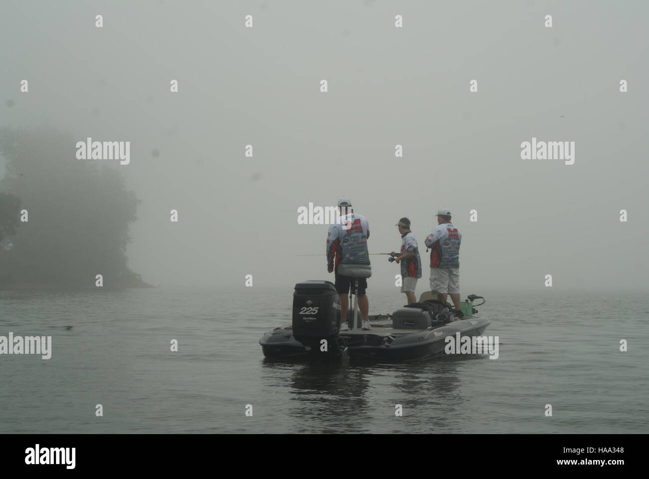 Anglers participate in the Timmy Horton Challenge fishing tournament on ...