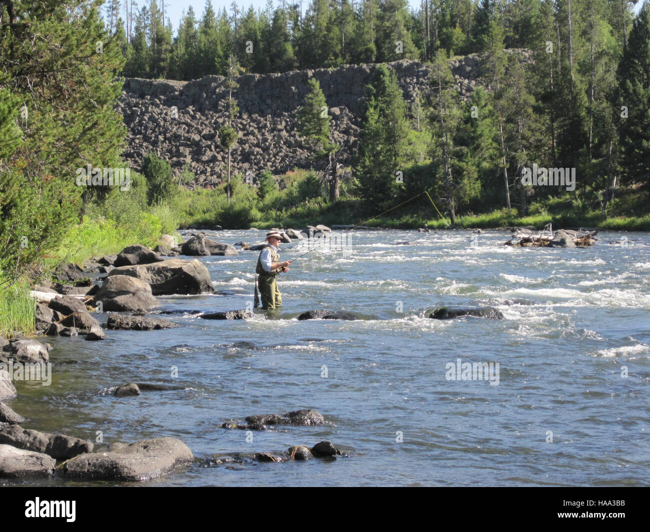 usinterior 9129112356 Fly fishing the Snake River in Wyoming Stock ...