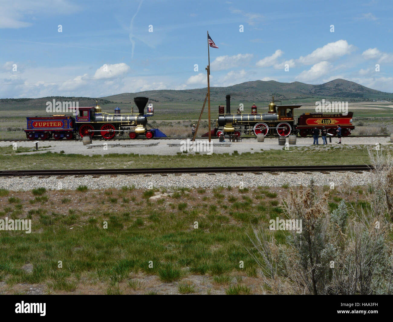 The Golden Spike National Historic Site, located in north-central Utah ...