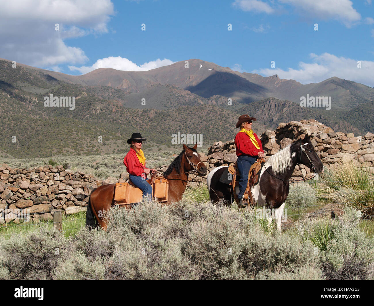 The Pony Express Re-ride at Cold Springs Station in Nevada commemorates ...