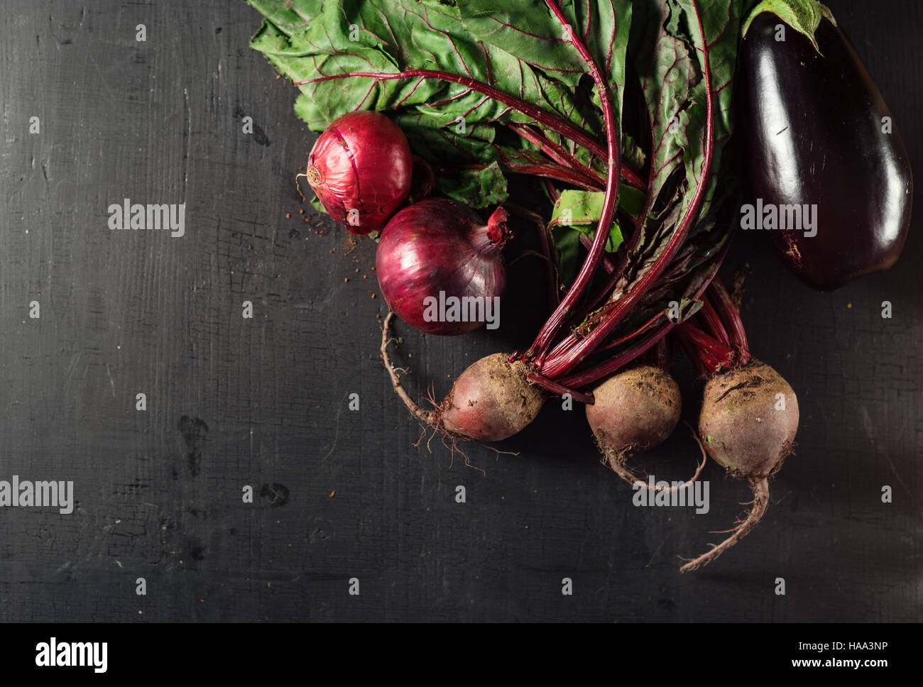 Dark vegetables hi-res stock photography and images - Alamy