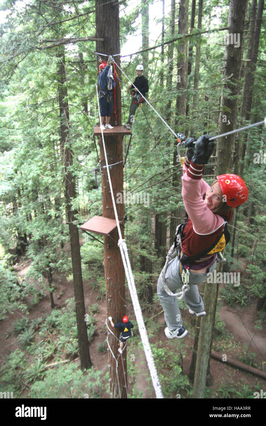 Visitors to national parks can experience ziplining as an exciting way ...