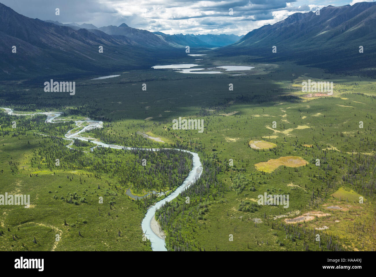 Summit Lake and Tebay River are part of Alaska's natural landscape ...