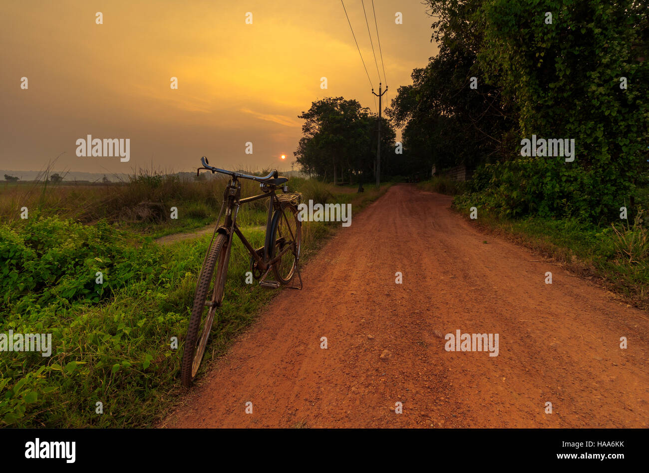 Indian bicycle hi-res stock photography and images - Alamy