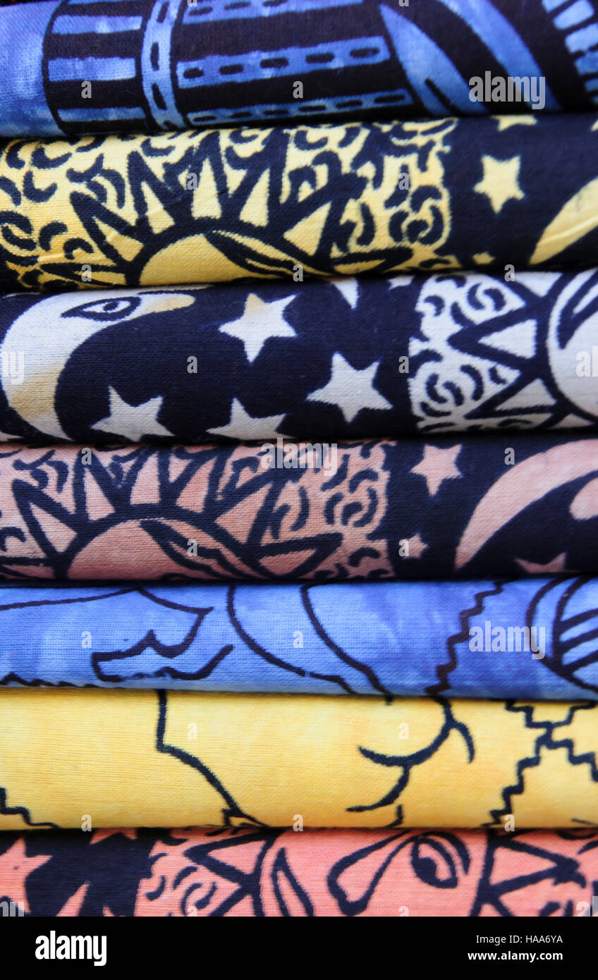 Layers of colourful fabrics in various samples Stock Photo - Alamy