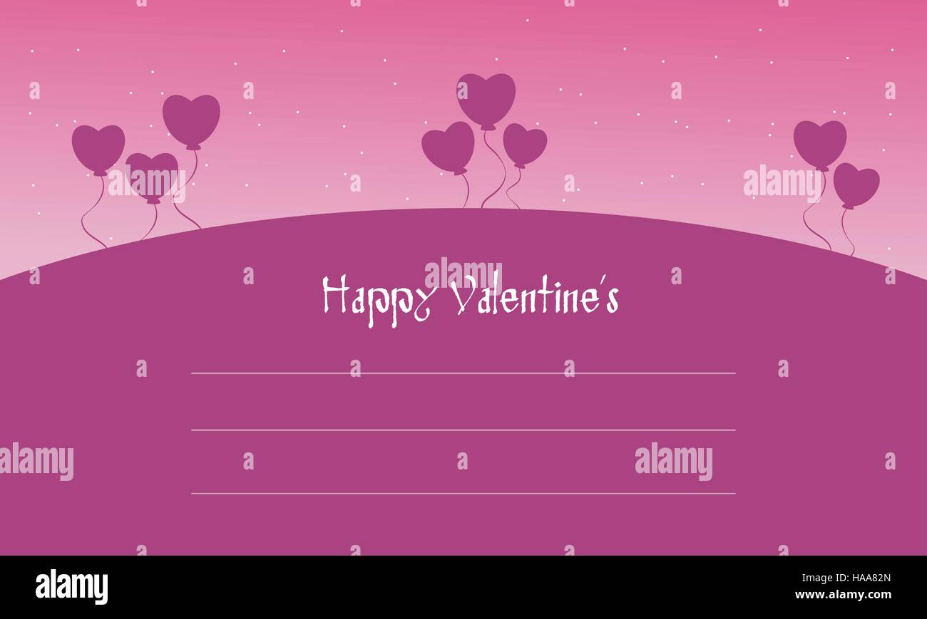 Happy Valentine cards collection stock Stock Vector Image & Art - Alamy