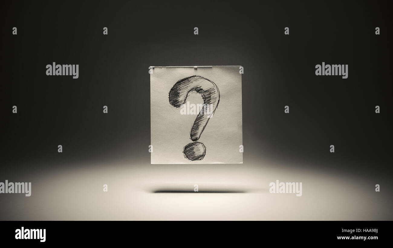 Question mark gray background hi-res stock photography and images - Alamy