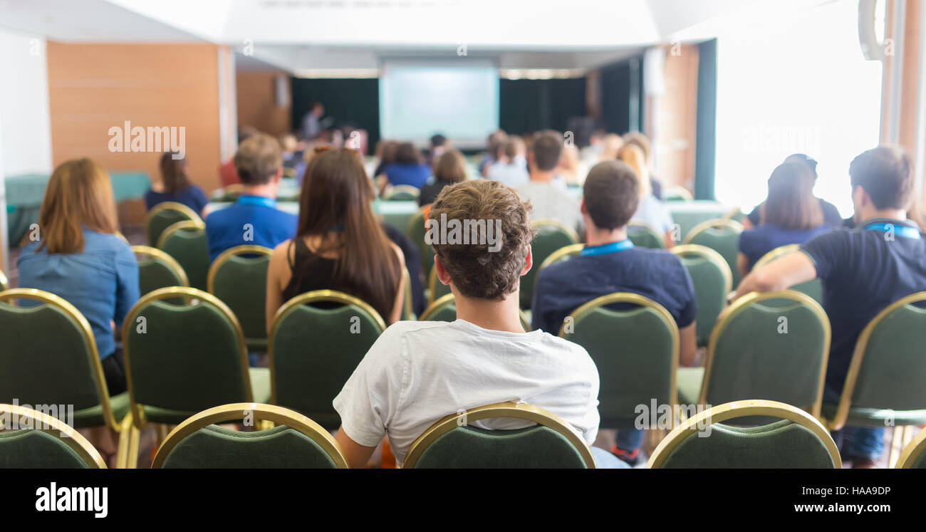 Lecture at university Stock Photo - Alamy