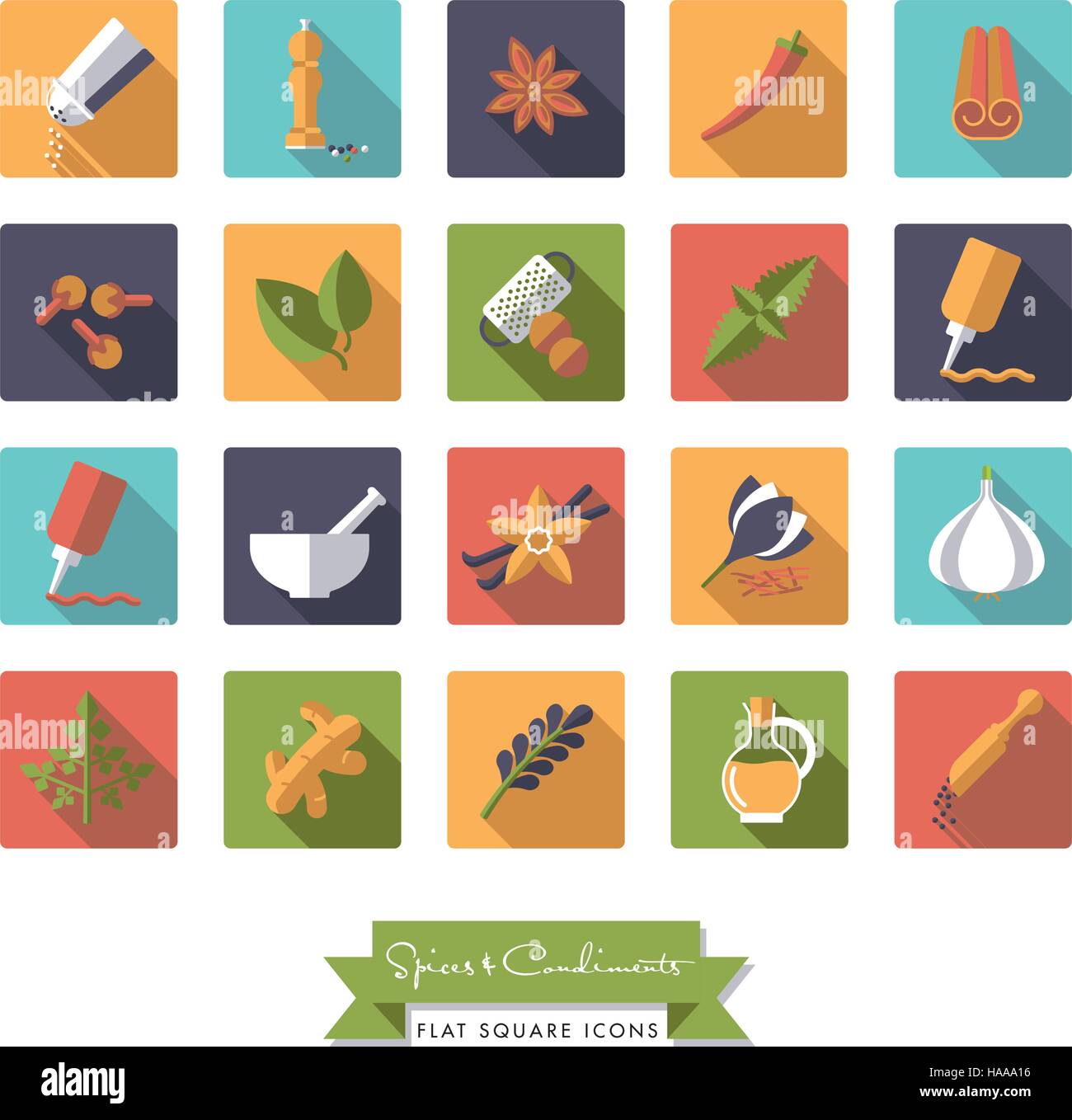 Herbs and kitchen utensils Stock Vector Images - Alamy