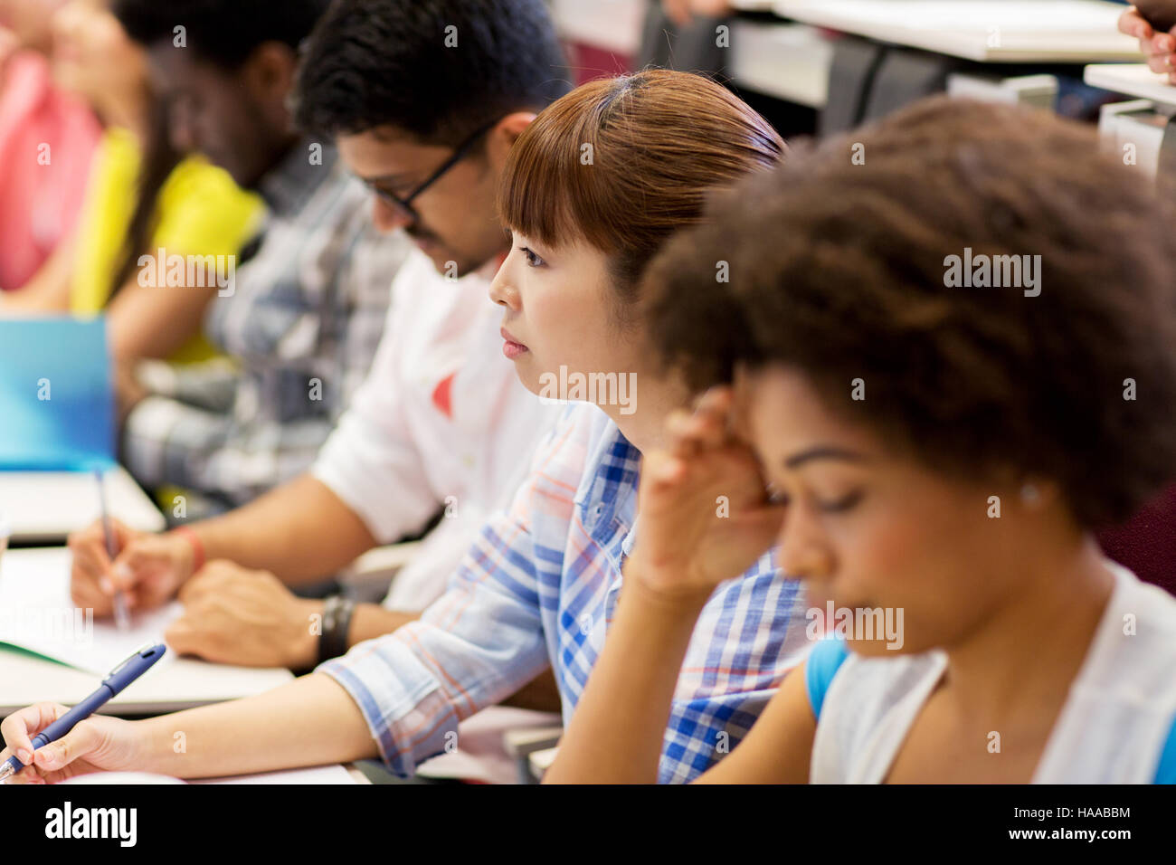 group of international students on lecture Stock Photo - Alamy