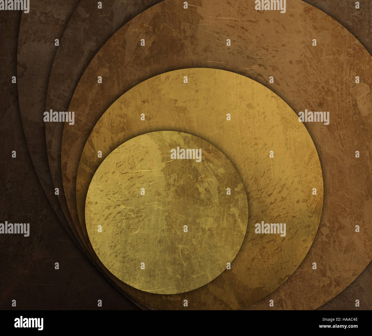 Scratched round metal plate texture hi-res stock photography and images ...