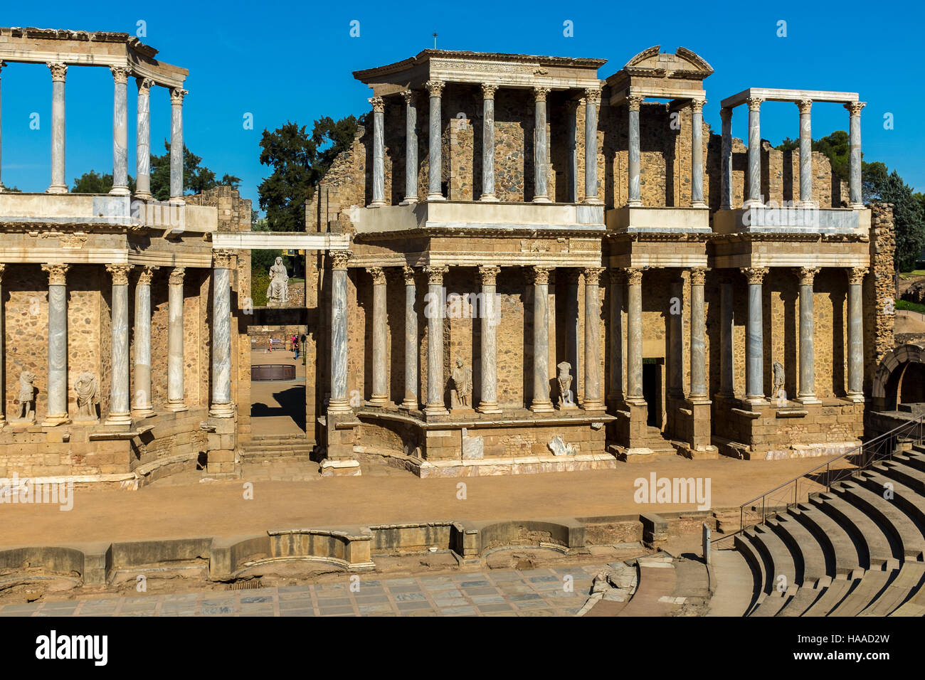 roman ruins of merida extremadura spain Stock Photo - Alamy