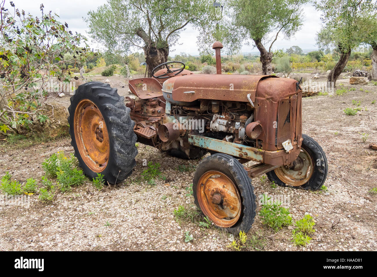 Rusty Old Farm Tractor Stock Photos & Rusty Old Farm Tractor Stock ...