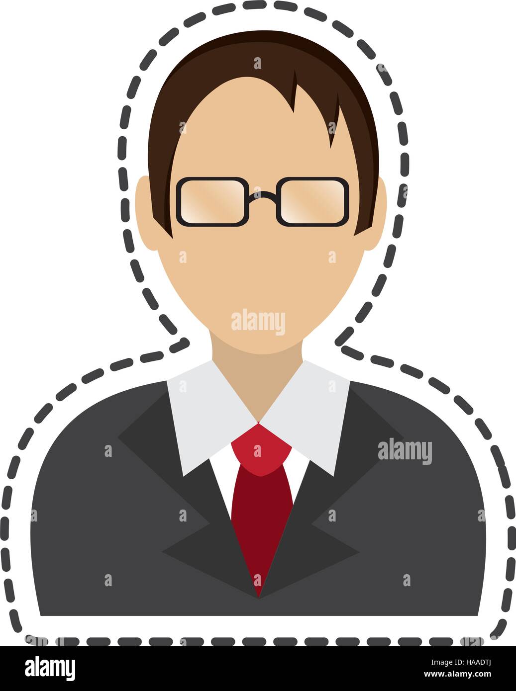 Lawyer character avatar icon vector hi-res stock photography and images ...