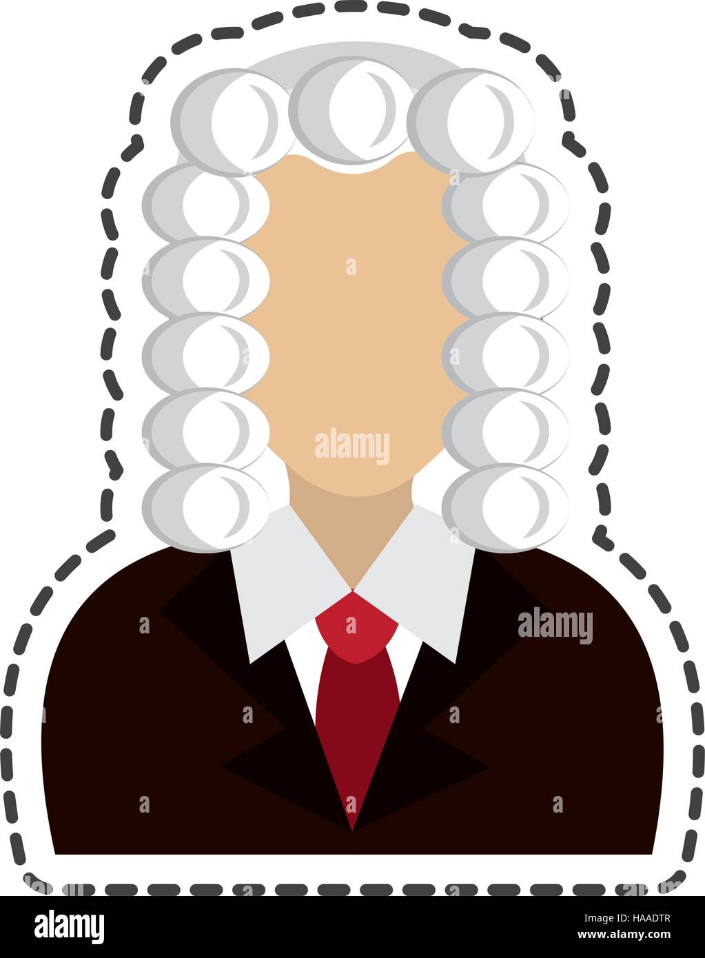 judge avatar character icon vector illustration design Stock Vector ...