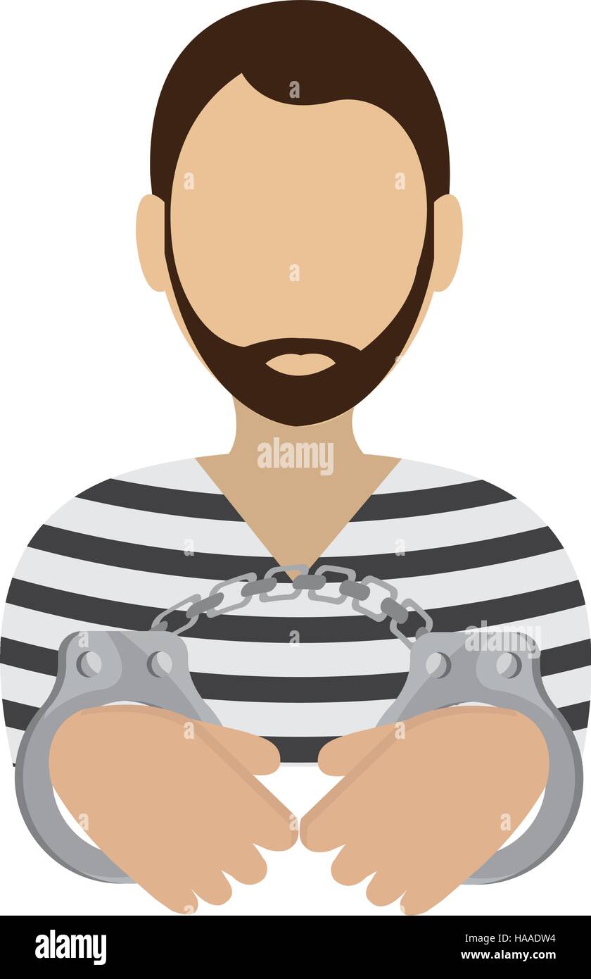 Prisoner avatar character icon vector hi-res stock photography and ...