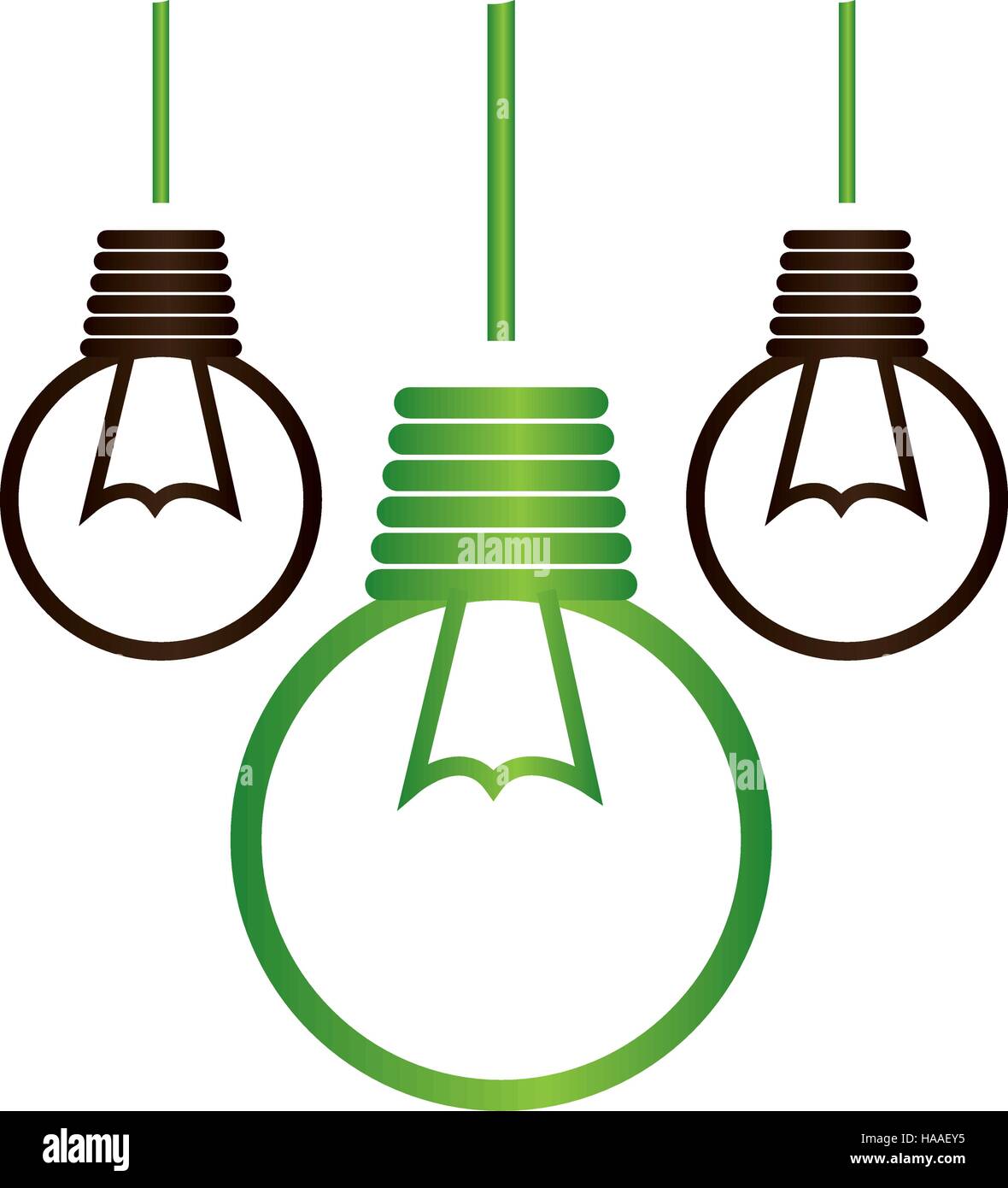 bulb light ecology symbol vector illustration design Stock Vector Image ...