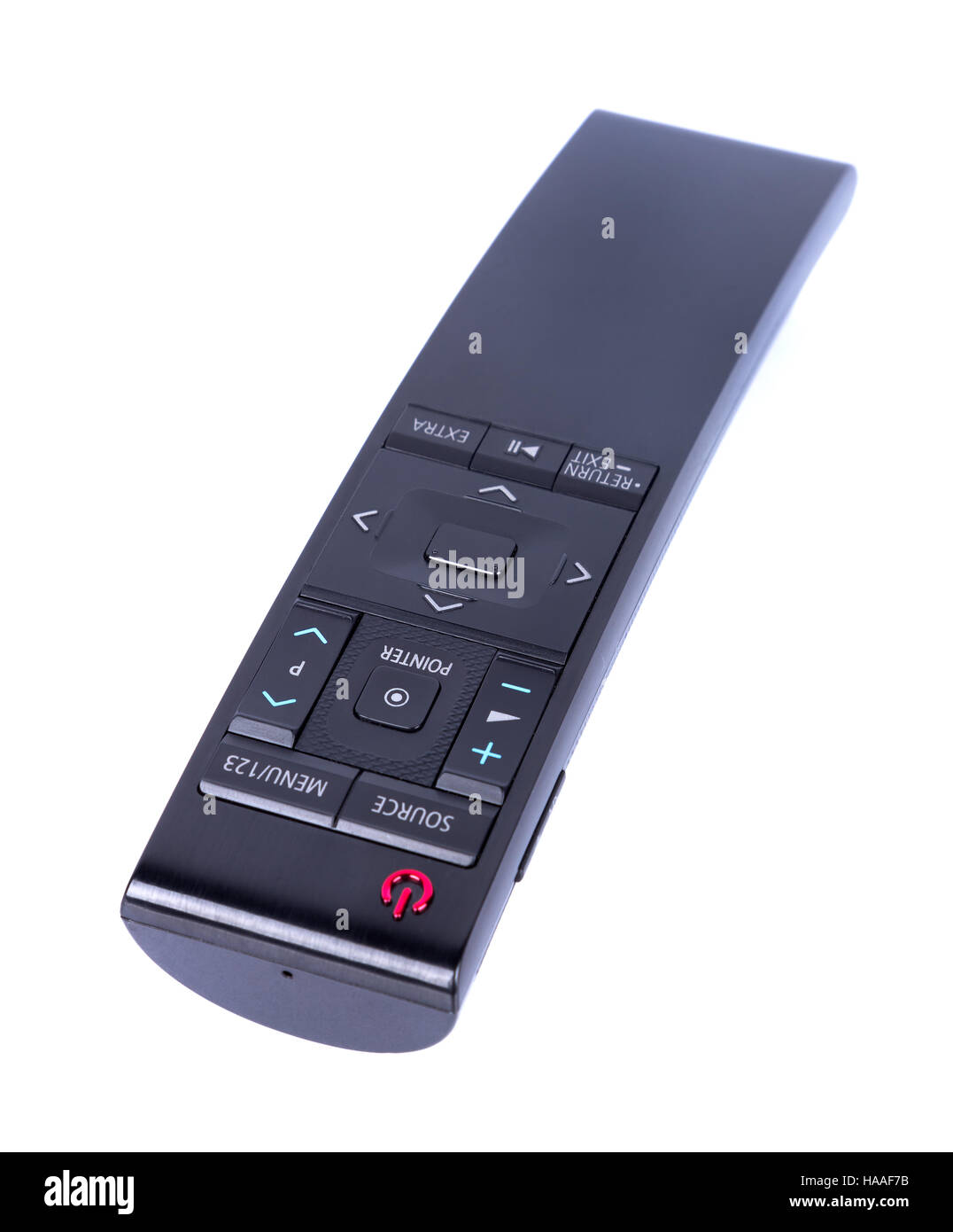 multimediaremote control isolated on white background Stock Photo - Alamy