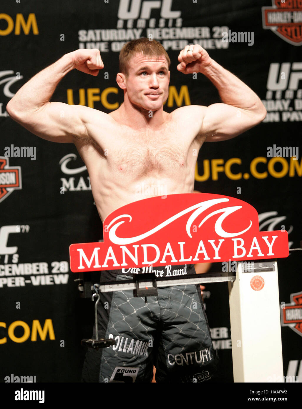 Matt Hughes during a weigh-in for UFC 79 at the Mandalay Bay Events ...