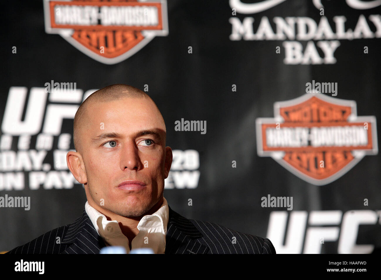 Georges St. Pierre during a press conference for UFC 79 at the Mandalay ...