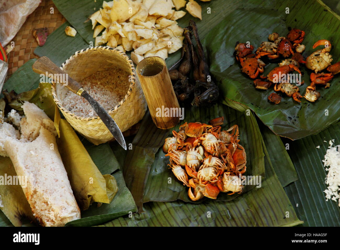 Rice Cooked In Bamboo High Resolution Stock Photography and Images - Alamy