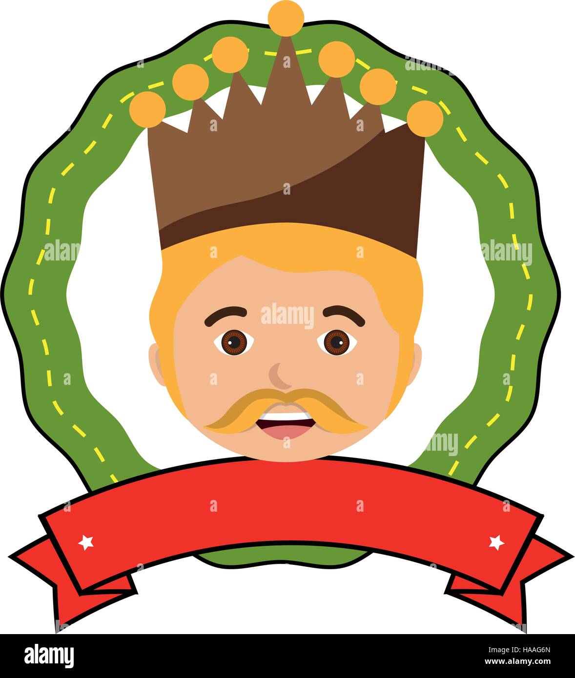 happy epiphany card manger character vector illustration design Stock ...
