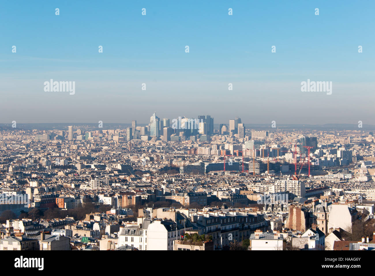 Sunny cityscape paris hi-res stock photography and images - Alamy