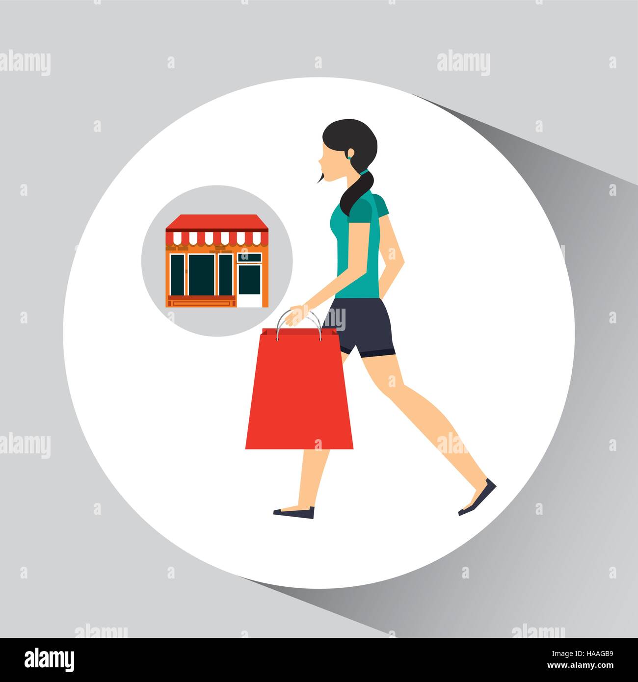 Black woman outdoors green Stock Vector Images - Alamy