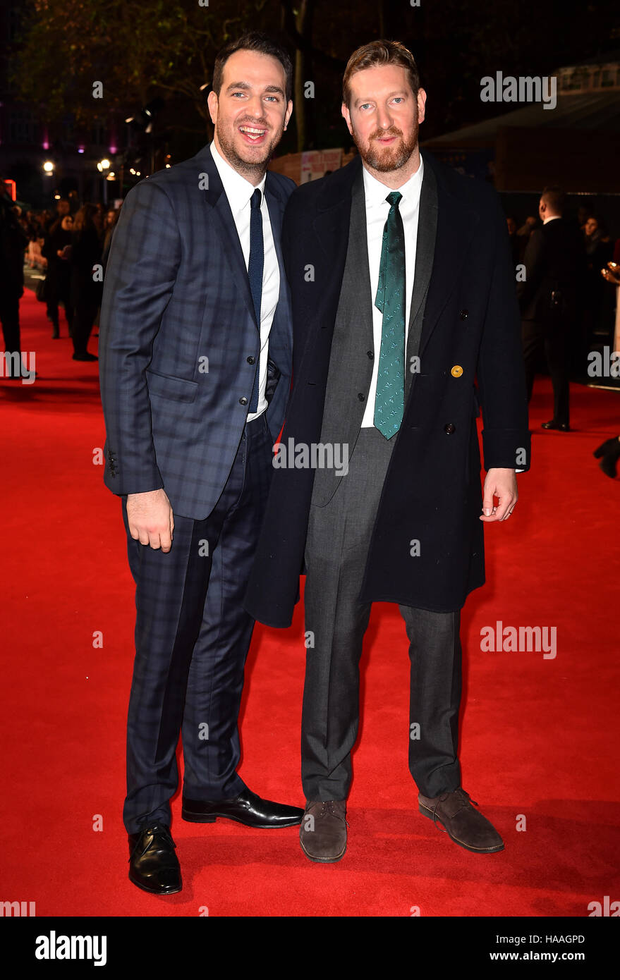 Gabe Turner (left) and Benjamin Turner (right) attending the 'I Am Bolt ...