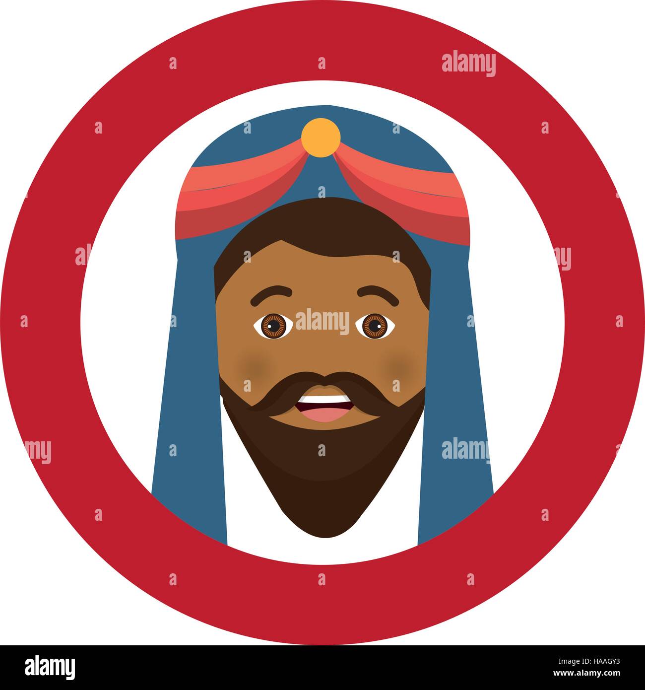 happy epiphany card manger character vector illustration design Stock ...