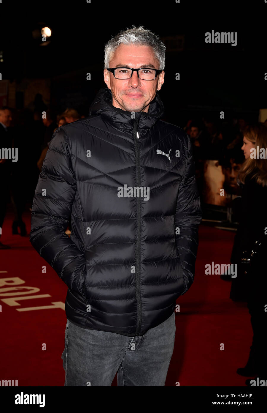 Jonathan Edwards attending the 'I Am Bolt' World Premiere at Odeon ...