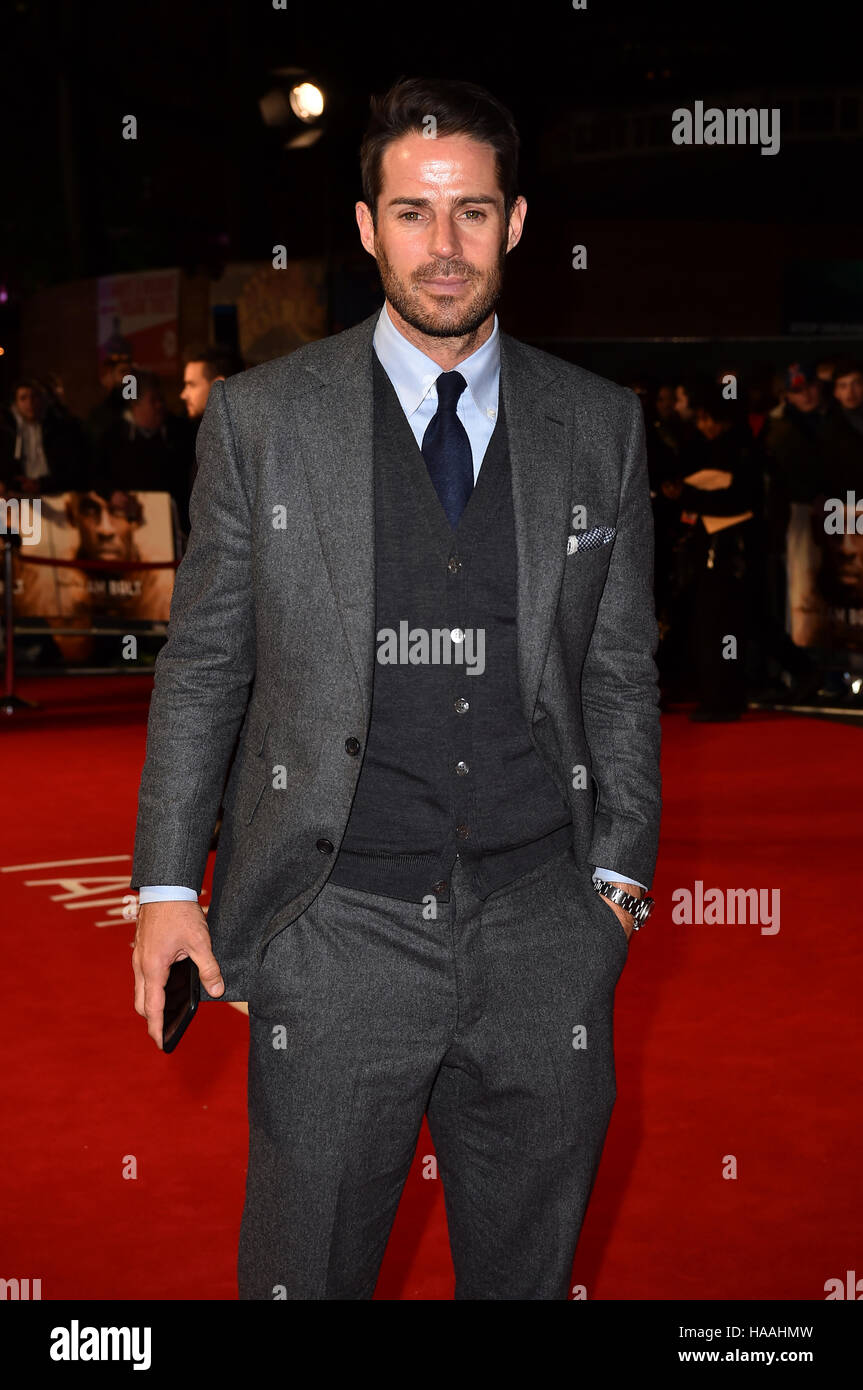 Jamie Rednapp attending the 'I Am Bolt' World Premiere at Odeon ...