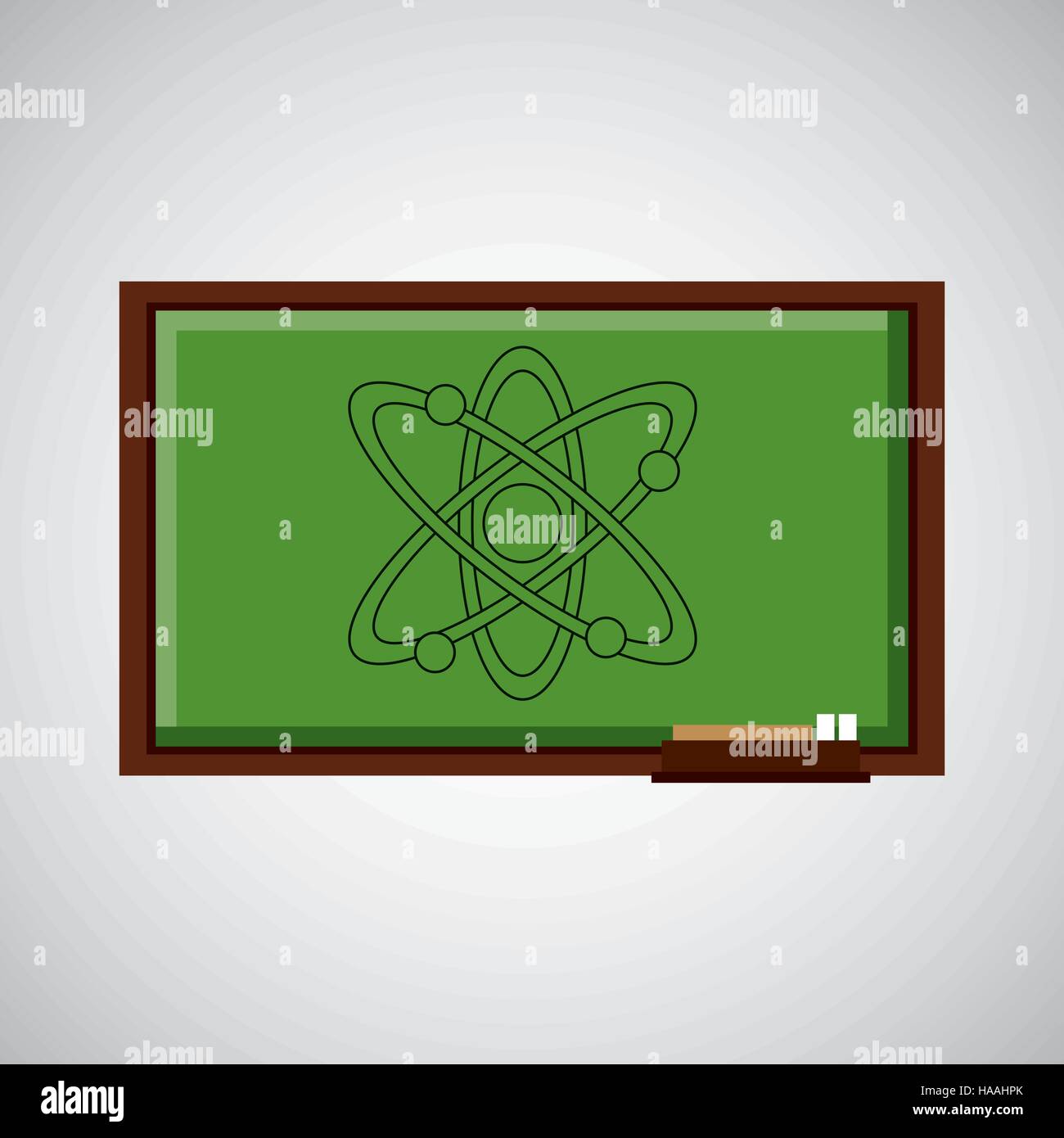 education concept blackboard physics vector illustration eps 10 Stock ...