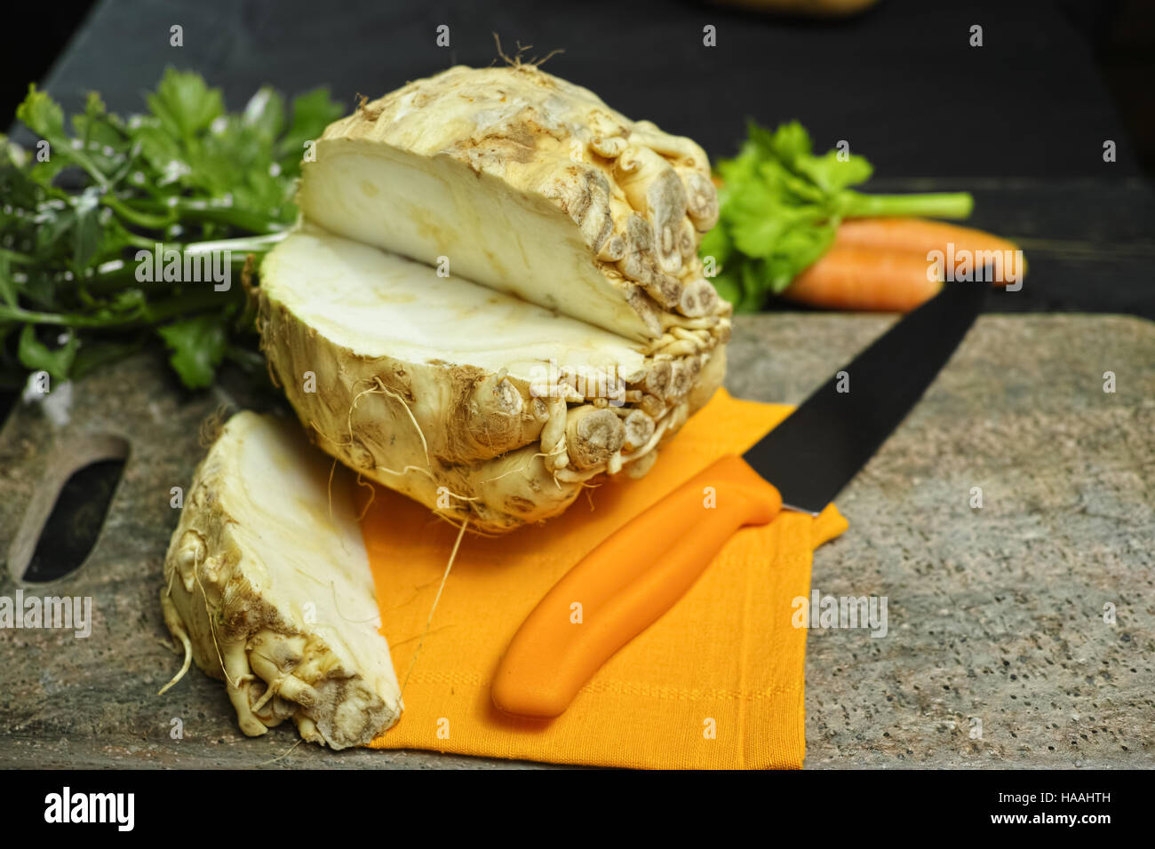 Celery root - celeriac, source of vitamine, fresh healthy vegetable ...