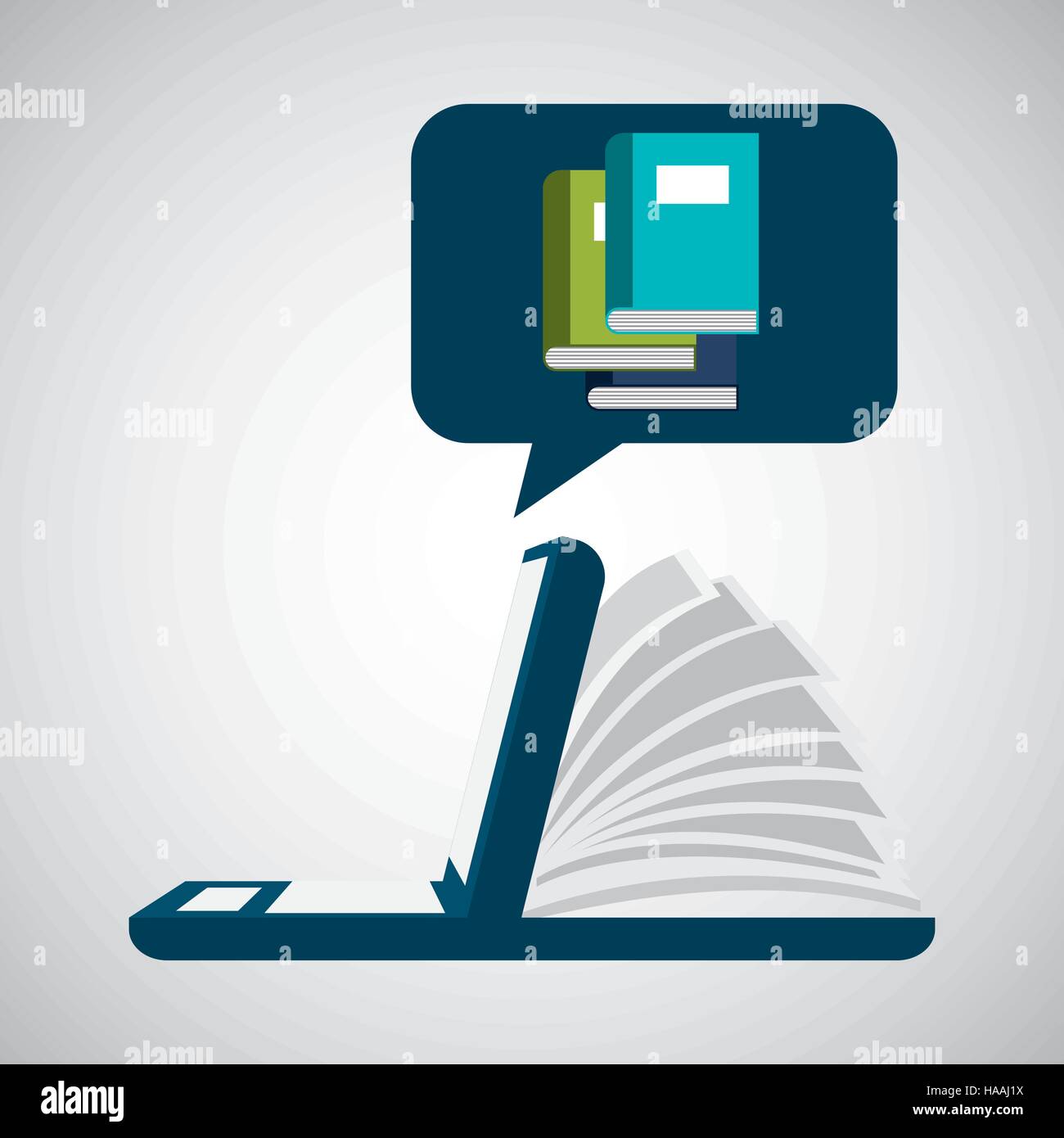 online learning books education vector illustration eps 10 Stock Vector ...