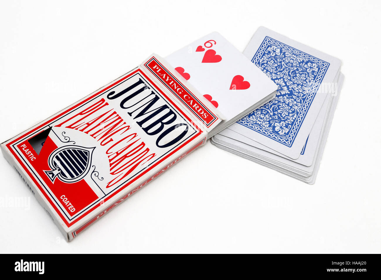 A Pack Of Jumbo Playing Cards Stock Photo - Alamy