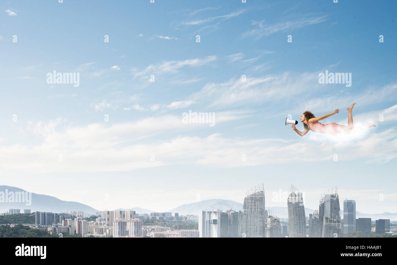 She is free to express herself Stock Photo - Alamy