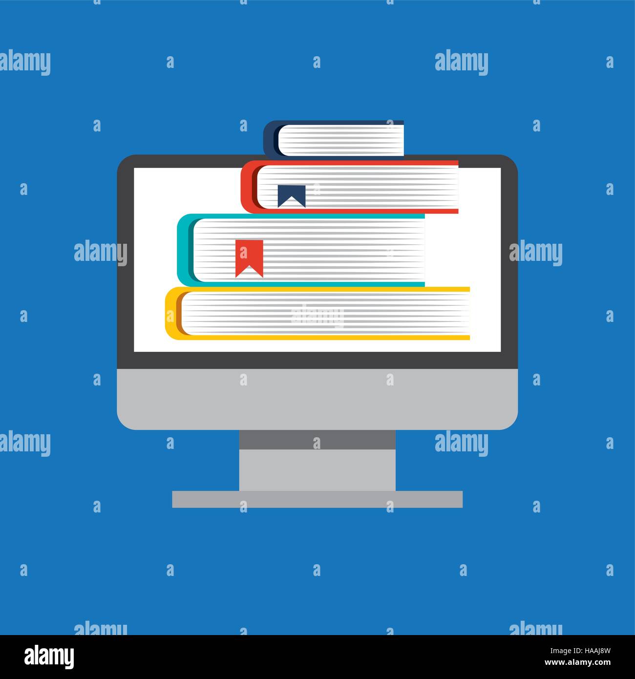 education online global e-learning vector illustration eps 10 Stock ...