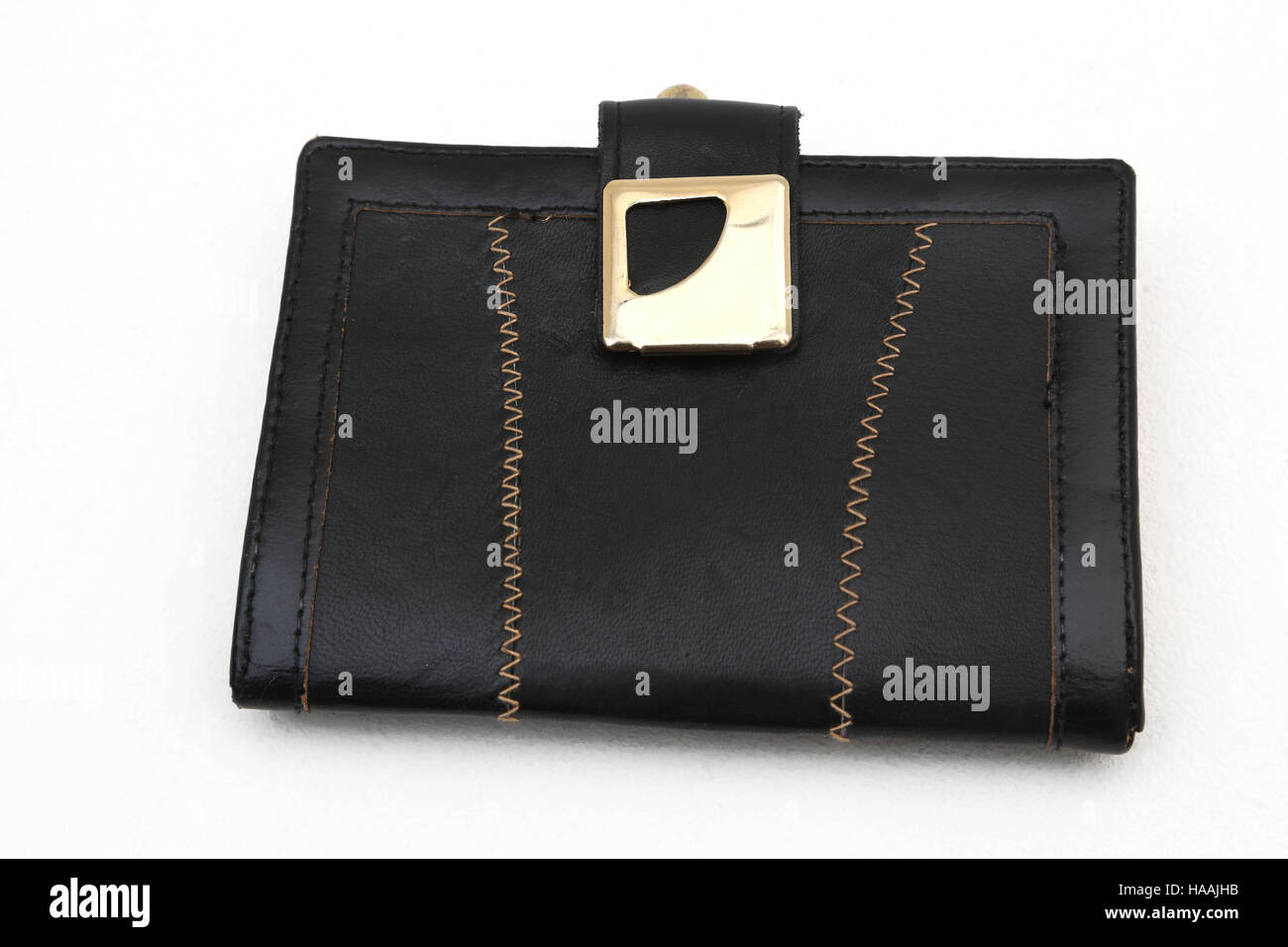 Leather Purse Made In Spain Stock Photo - Alamy