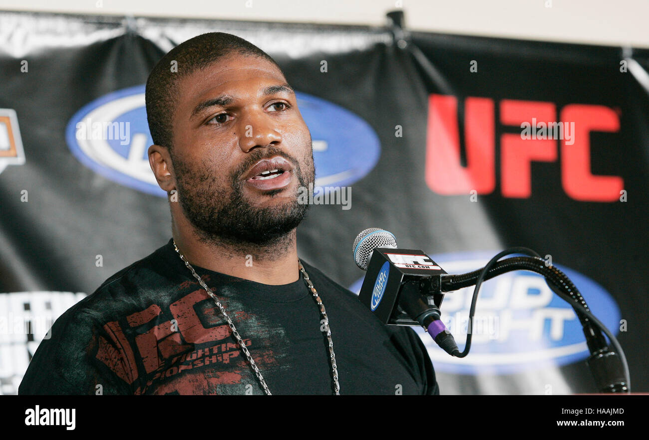 Quinton "Rampage" Jackson during a press conference for UFC 86 on July ...