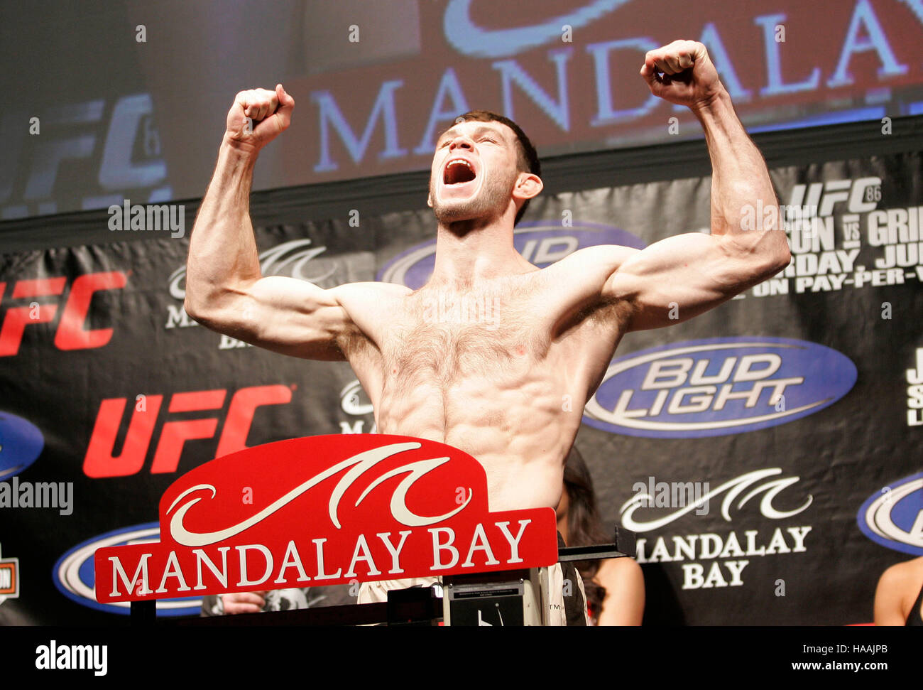 Forrest Griffin during the weigh-ins for UFC 86 at the Mandalay Bay ...