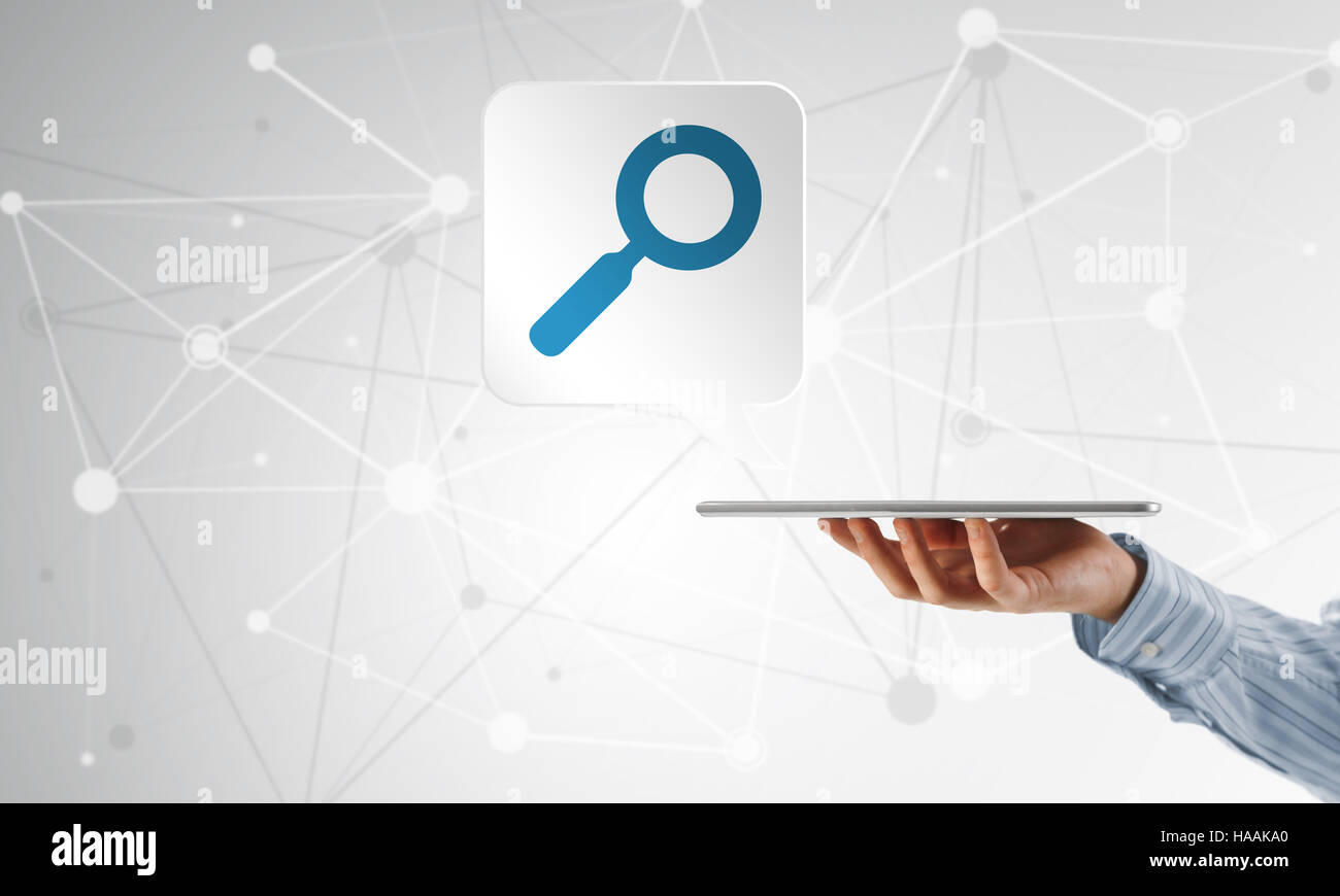 Magnifying Glass Search Button High Resolution Stock Photography and ...