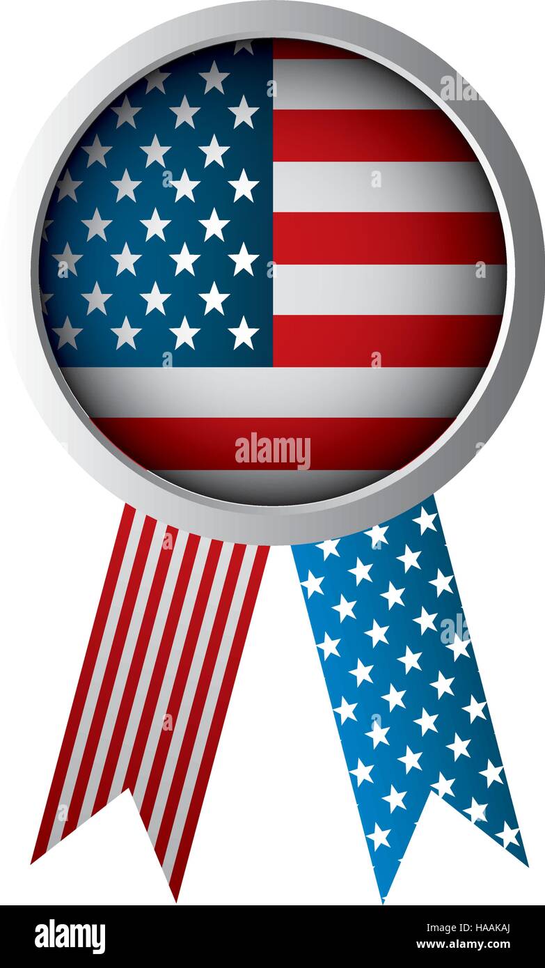 united states of america emblem vector illustration design Stock Vector ...