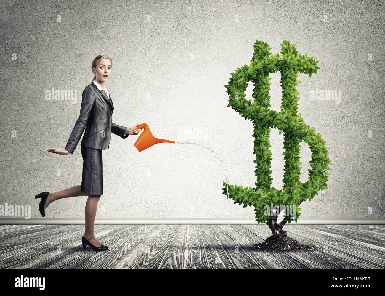 Make your money grow Stock Photo - Alamy