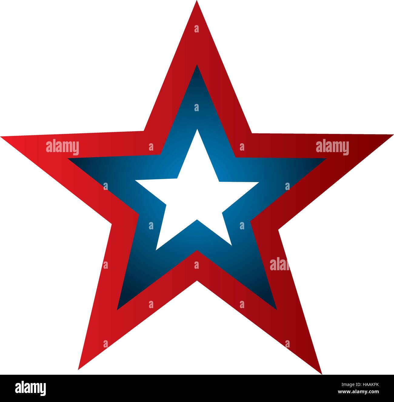 united states of american star vector illustration design Stock Vector ...