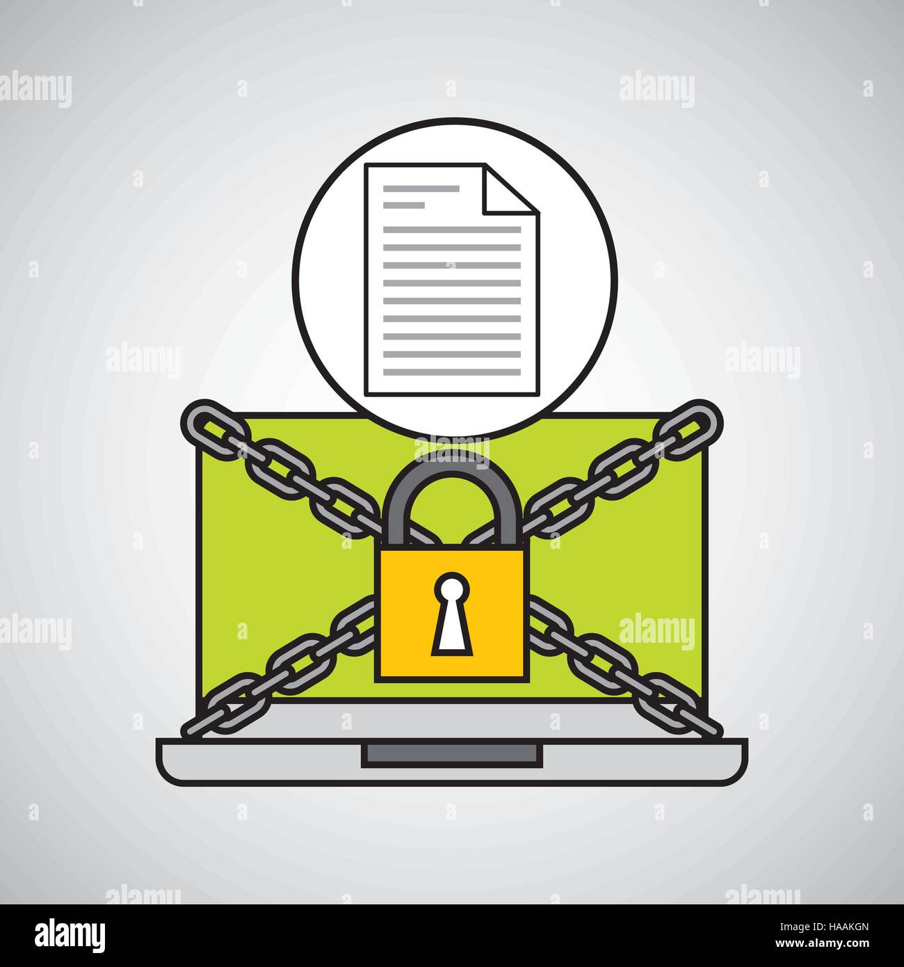 document security internet technology vector illustration eps 10 Stock ...