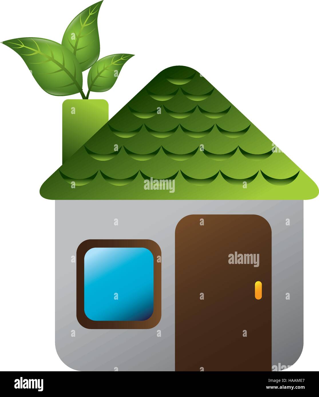 house ecology symbol icon vector illustration design Stock Vector Image ...