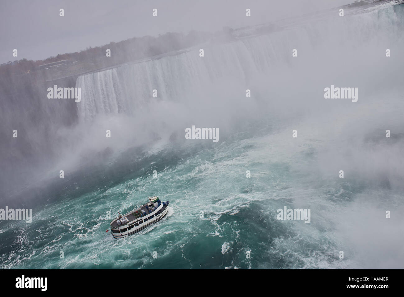 Lady of the Mist at Niagara Falls Stock Photo - Alamy
