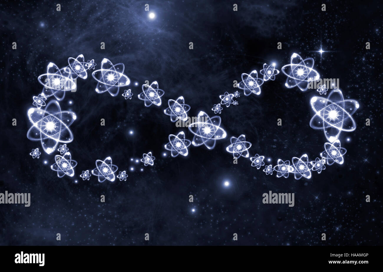 Infinity symbol glow hi-res stock photography and images - Alamy