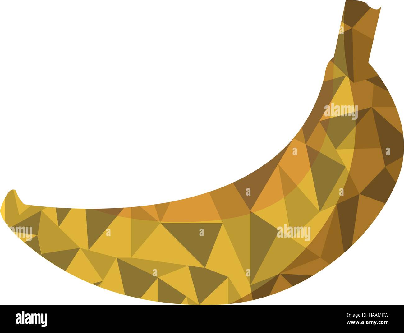 fresh fruit low poly style vector illustration design Stock Vector ...